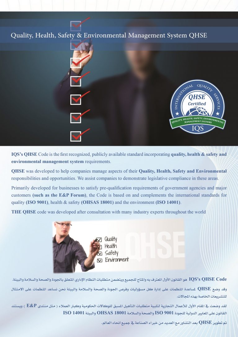 IQS Standards – IQS International